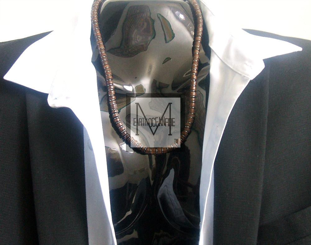 Men's Wall Street Rocker Necklace – Earth Ocean Fire Men's Jewelry